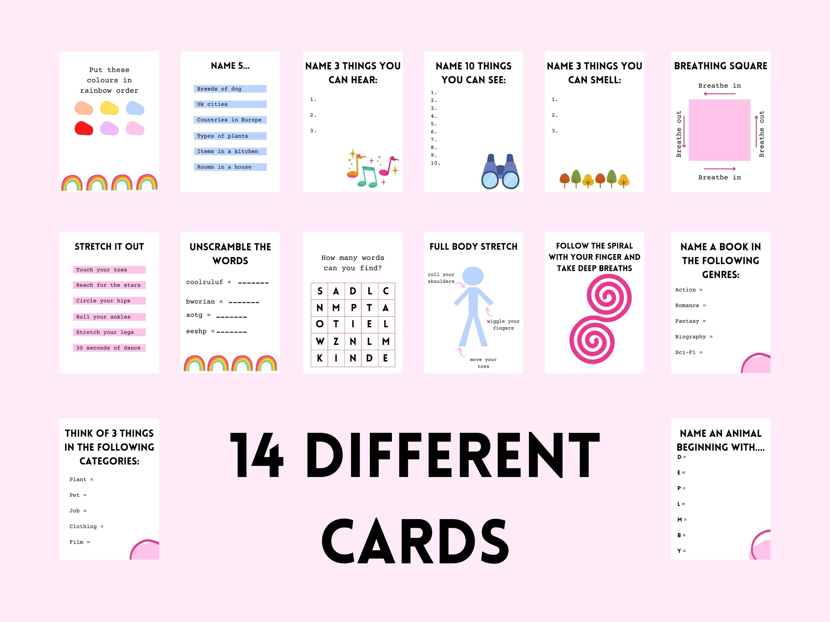 Anxiety Relief, Crisis Therapy, Coping Skills Cards, Coping Strategies ...