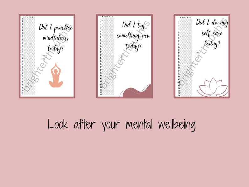 15 Different Habit Trackers: Mood in Pixels Tracker, Feelings Tracker ...