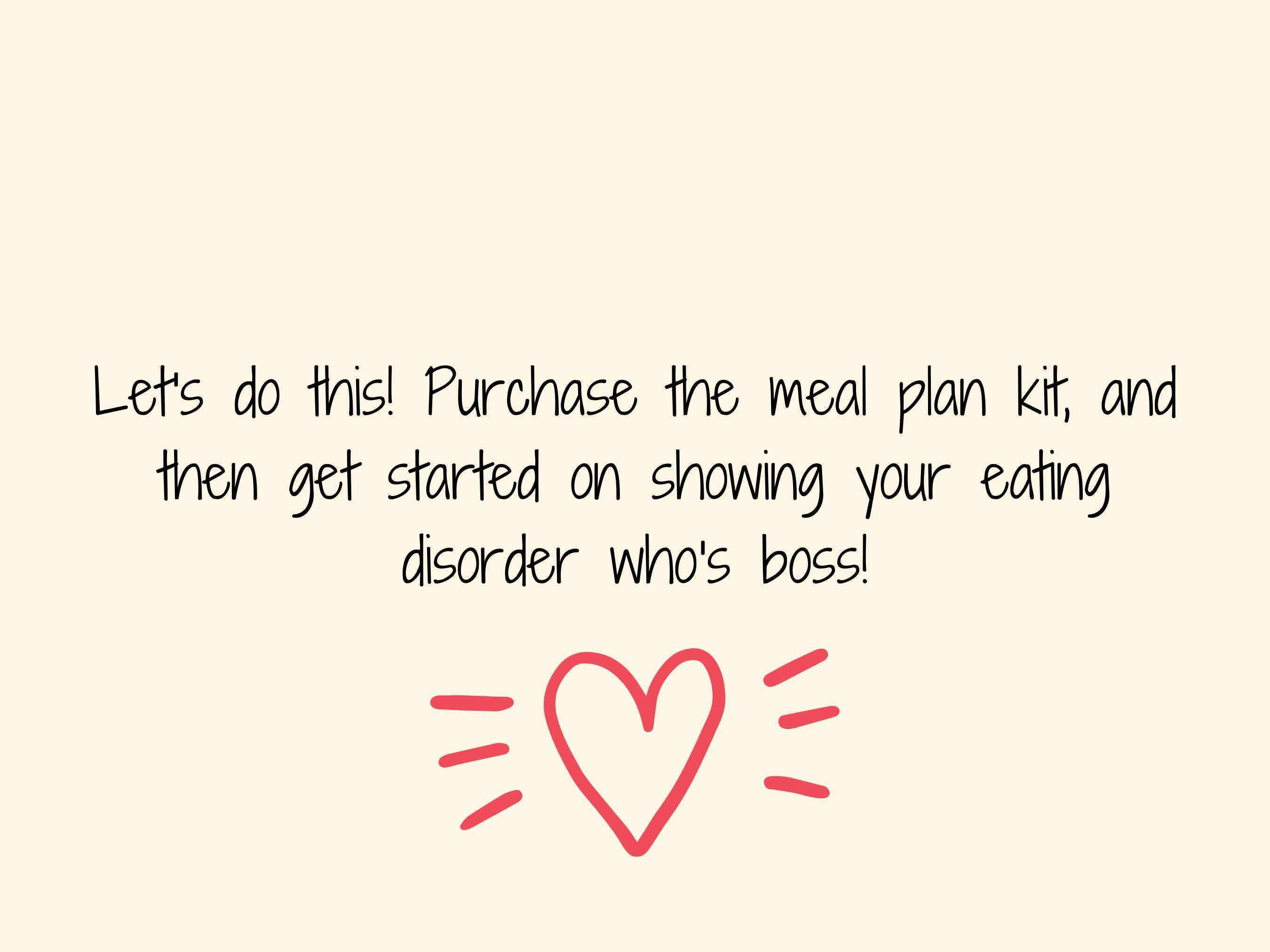 Eating Disorder Recovery Meal Plan: Anorexia Recovery, Intuitive Eating ...