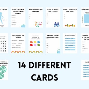 Anxiety Support Cards for Teenagers: Autism and Adhd Support Activity ...