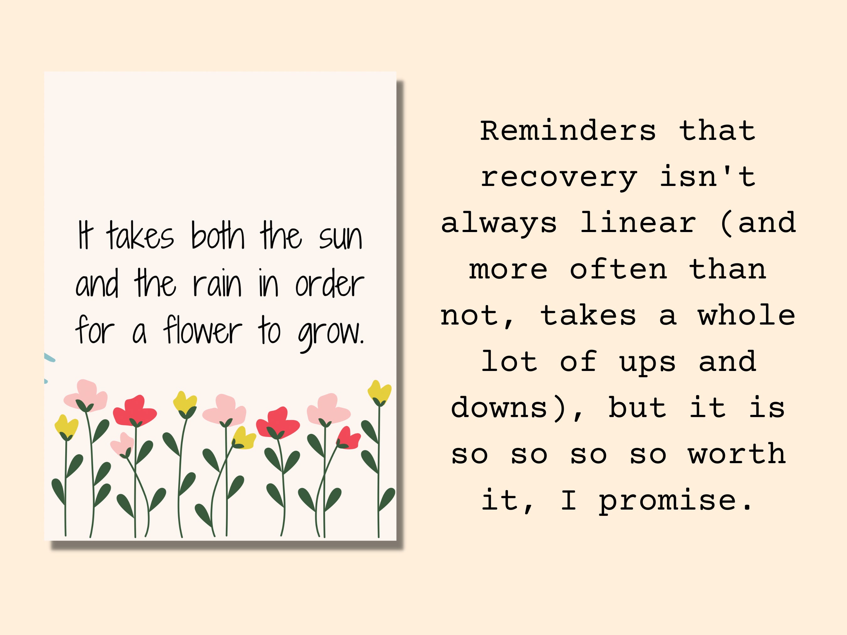 Eating Disorder Recovery Affirmation Cards: Anorexia Recovery - Etsy UK