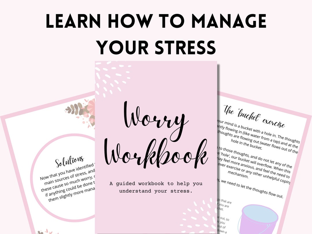 Stress Workbook: Worry Management, Self Help to Help With Headache ...