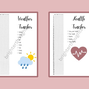 15 Different Habit Trackers: Mood in Pixels Tracker, Feelings Tracker ...