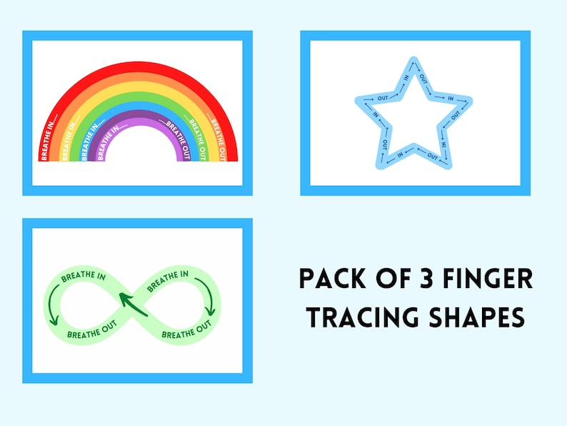 Mindfulness Breathing Exercises Activities for Kids, Self-regulation ...