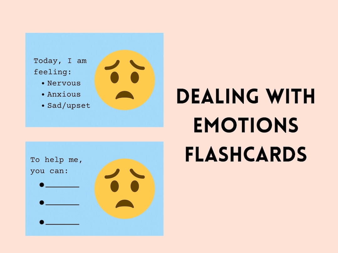 Learn About Emotions for Kids: Flashcards for Children, Zones of ...