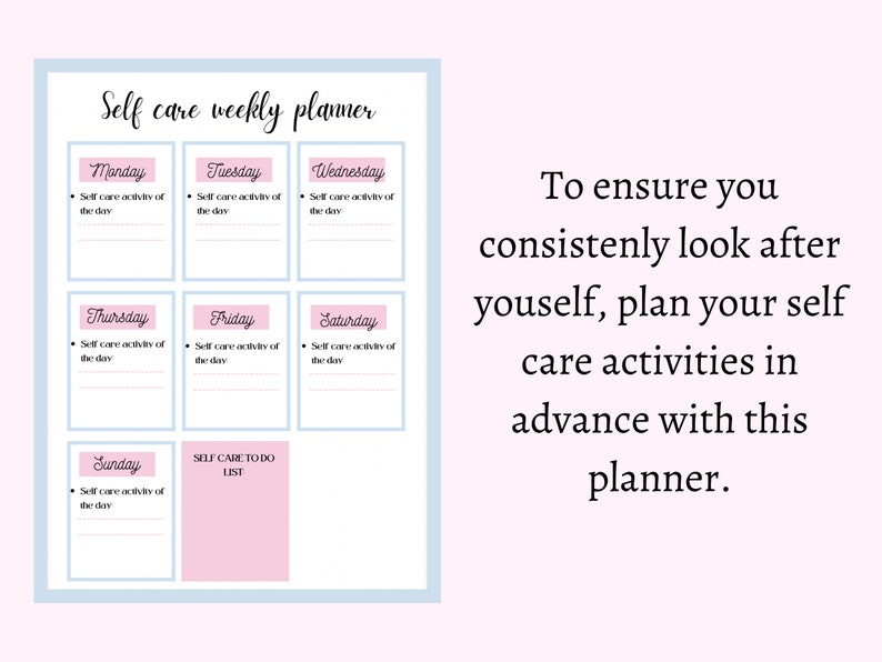 Eating Disorder Recovery Printable: Anorexia Bulimia Self Help Planner ...