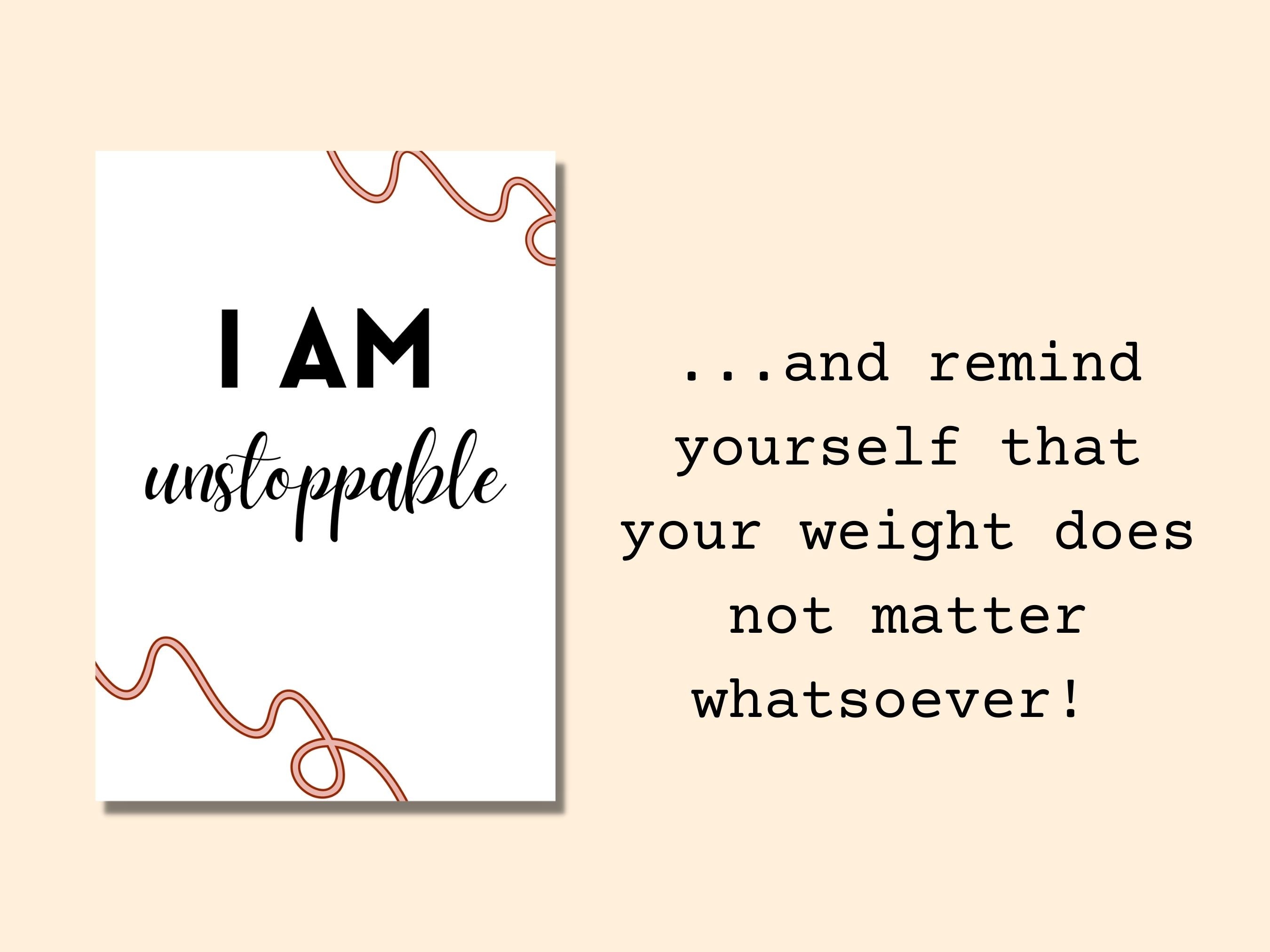 Eating Disorder Recovery Affirmation Cards: Ed Recovery, Body Image ...