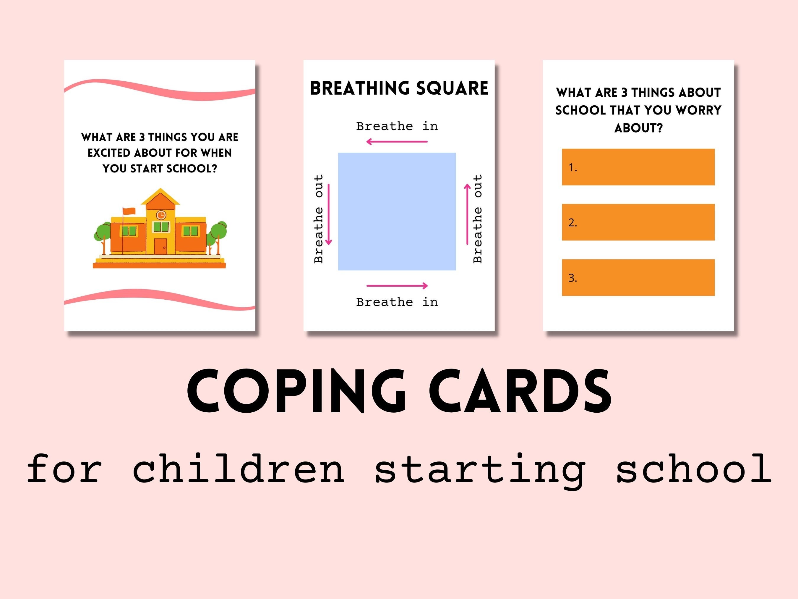 Anxiety Coping Skills Flashcards, Kids Mindfulness, Kids Anxiety, Kids ...
