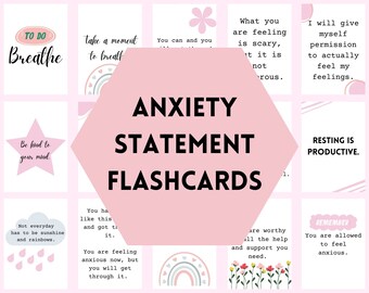 Panic Coping Cards - Etsy