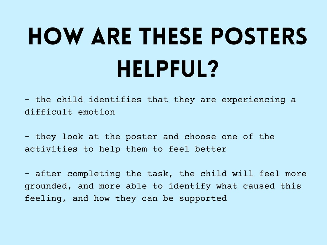 Calm Down Corner Kit for Kids, Printable Emotional Regulation for ...