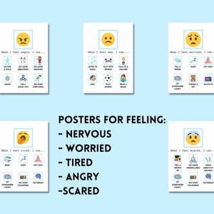 Calm Down Corner Kit for Kids, Printable Emotional Regulation for ...