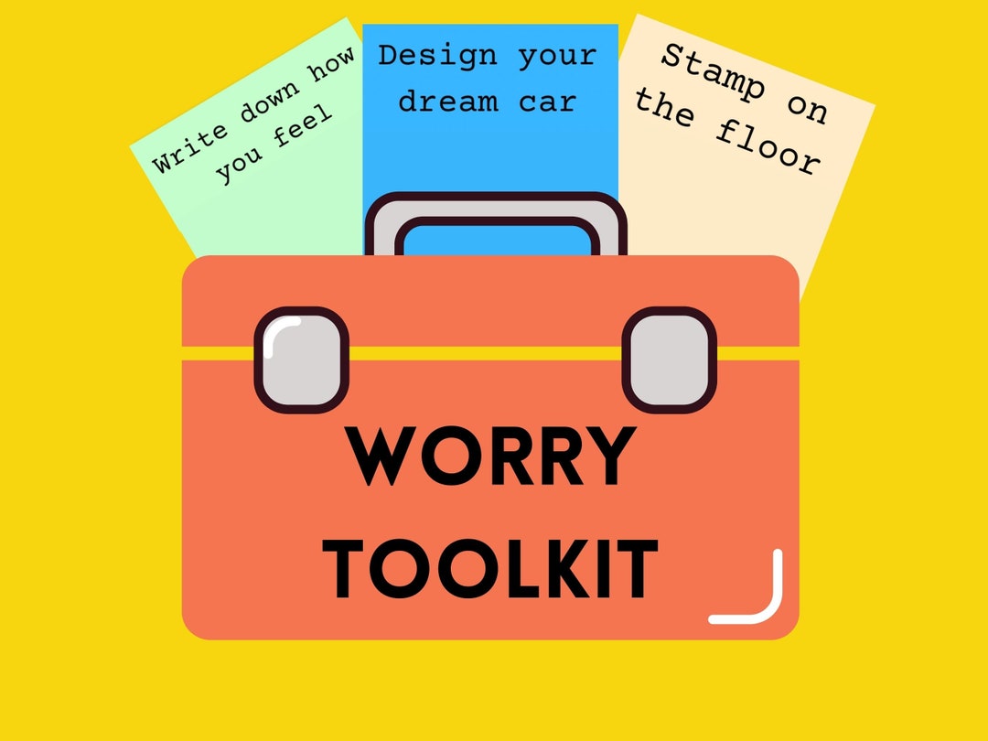 Worry Toolkit: Distraction Cards for Children, Anxiety Coping Cards ...