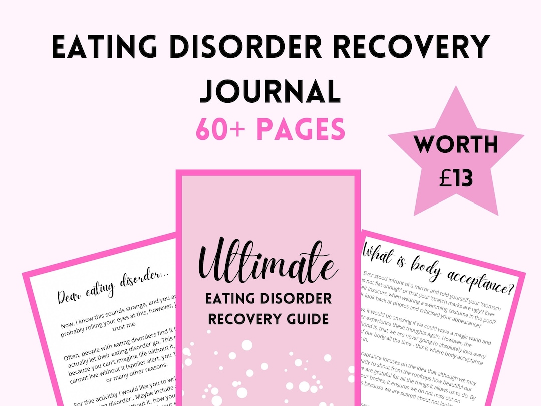 Ultimate Eating Disorder Recovery Journal: Self Love and Body ...