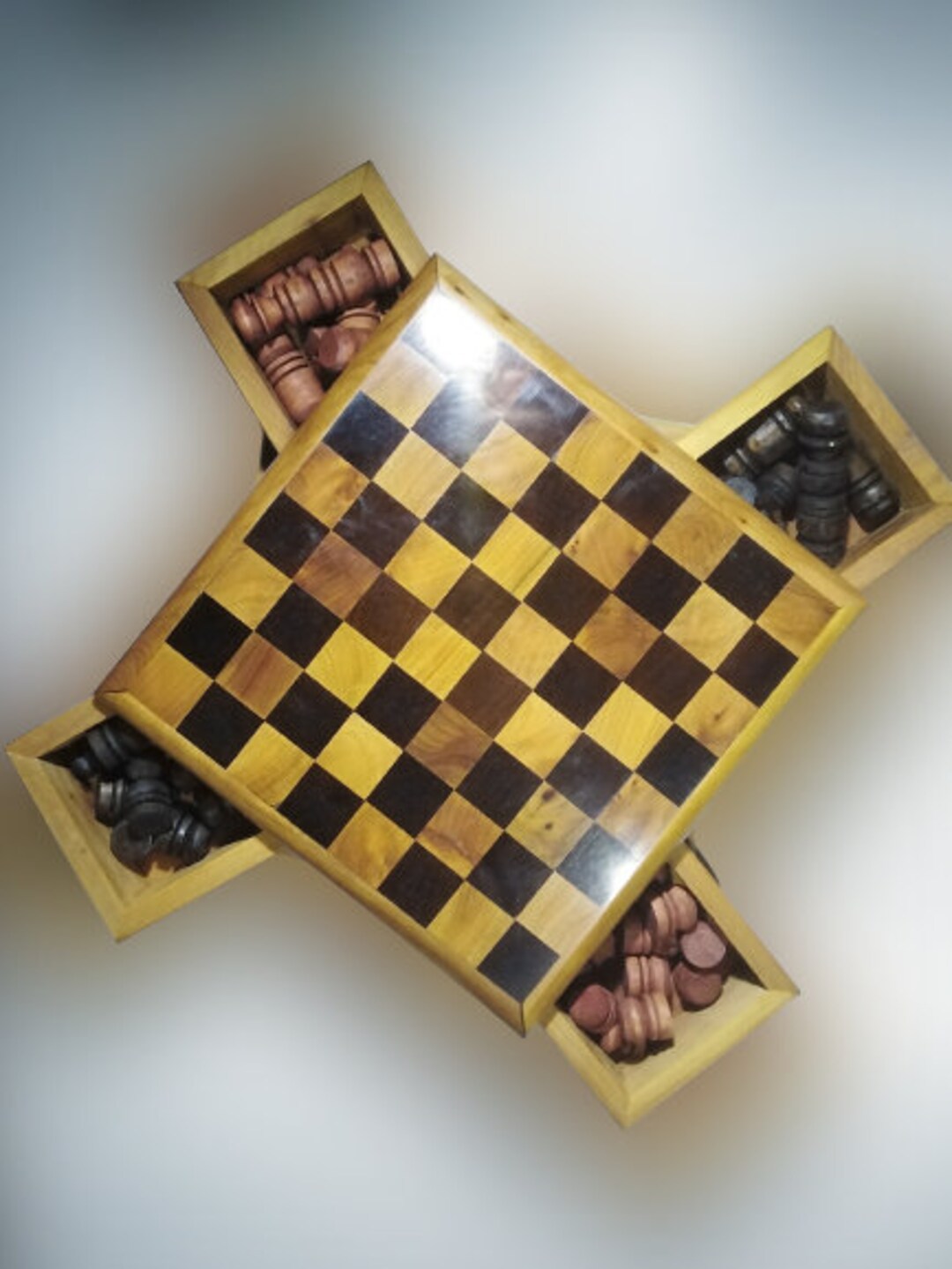 Fedex Shipping Moroccan Traditional Wooden Box Puzzle Handmade ...