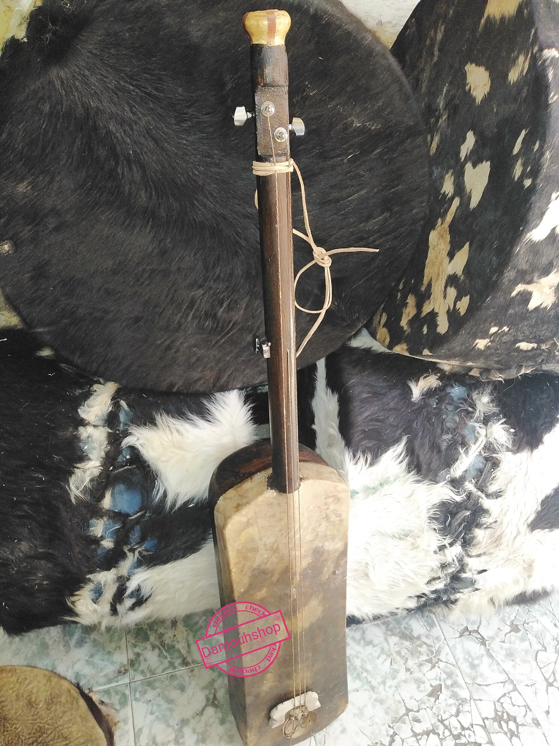 Vintage Gnawa Guembri: Moroccan Sintir Bass Lute - Etsy