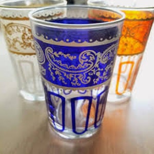 Set De 6 Verres Marocains Artisanaux Faits à La Main - Etsy