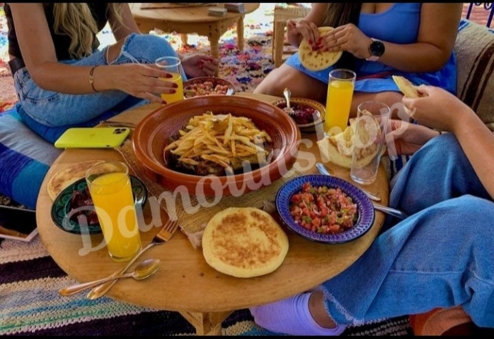 Handmade Cedar Wood Berber Table: Moroccan Coffee Table - Etsy