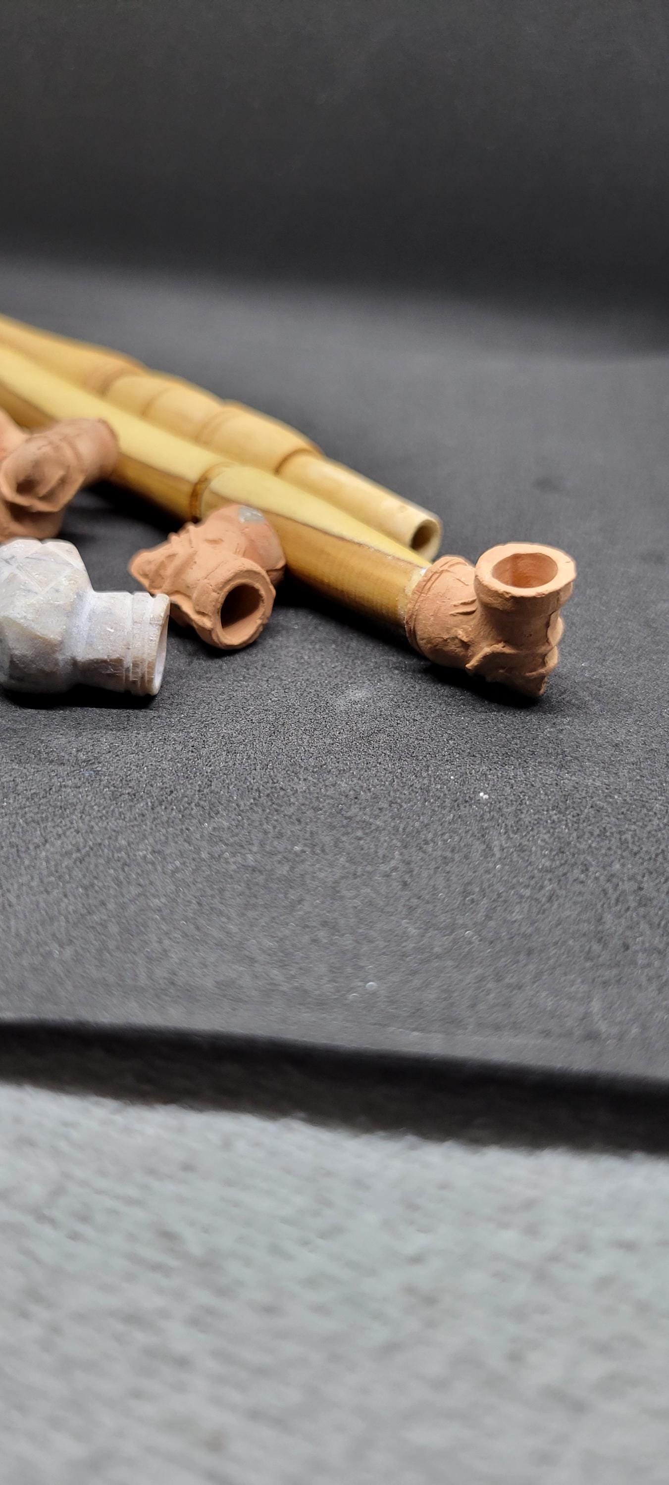 Handmade Moroccan Sebsi Pipes Set, Wooden Authentic Pipa With Leather ...