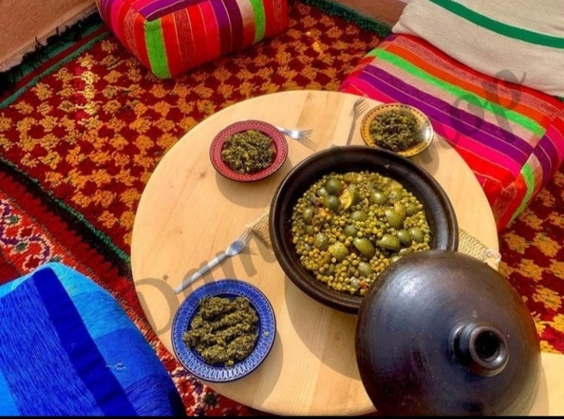 Handmade Cedar Wood Berber Table: Moroccan Coffee Table - Etsy