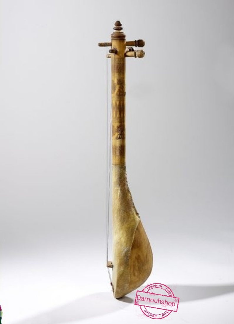 Gnawa Guembri Instrument: Moroccan Soul Music, 4-string Lotar - Etsy