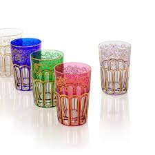 Set De 6 Verres Marocains Artisanaux Faits à La Main - Etsy