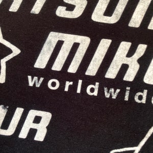 Hatsune Miku Tour T-shirt Black - Etsy