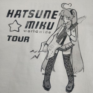 Hatsune Miku Tour T-shirt - Etsy