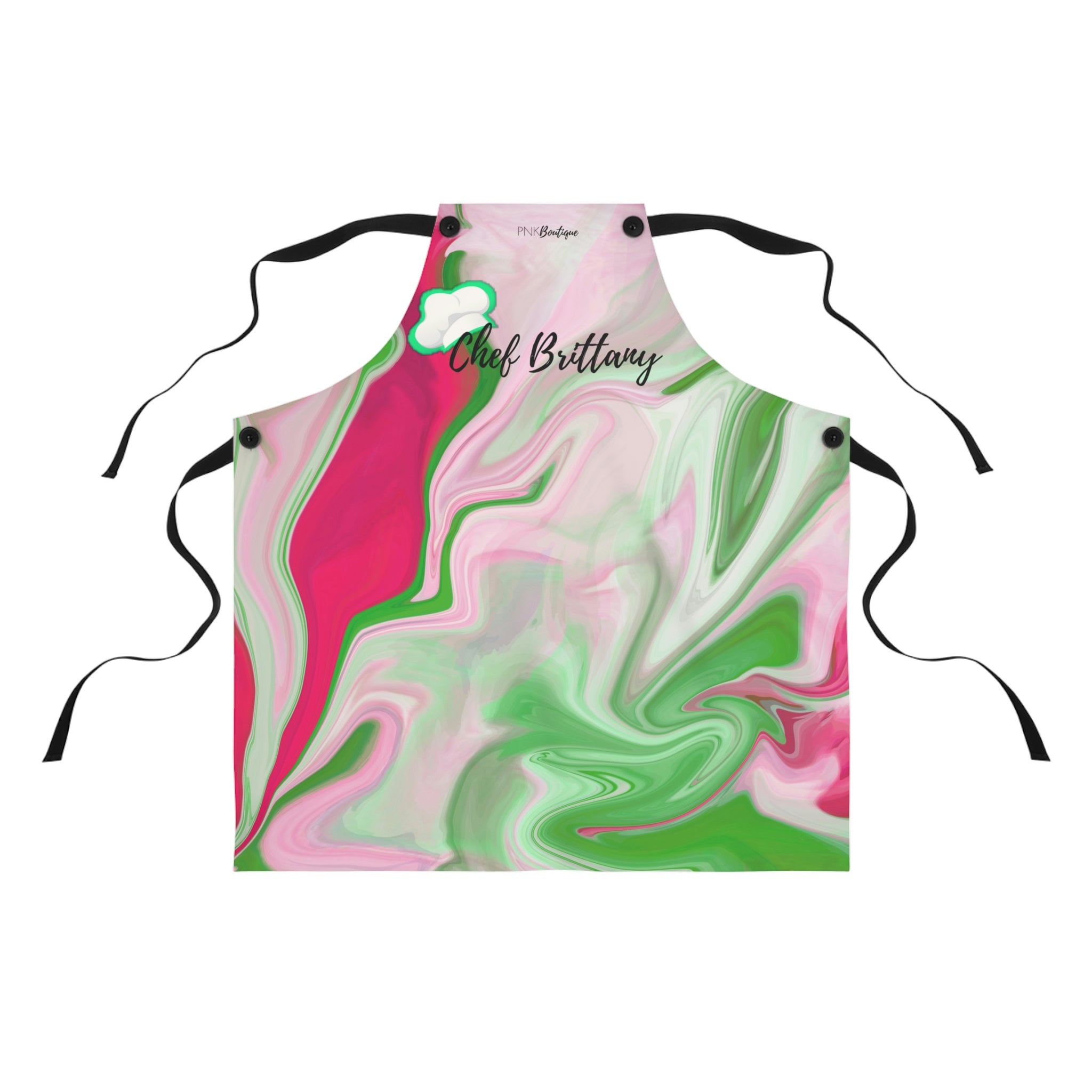 Pink and Green Personalized Apron Alpha Kappa Alpha AKA - Etsy