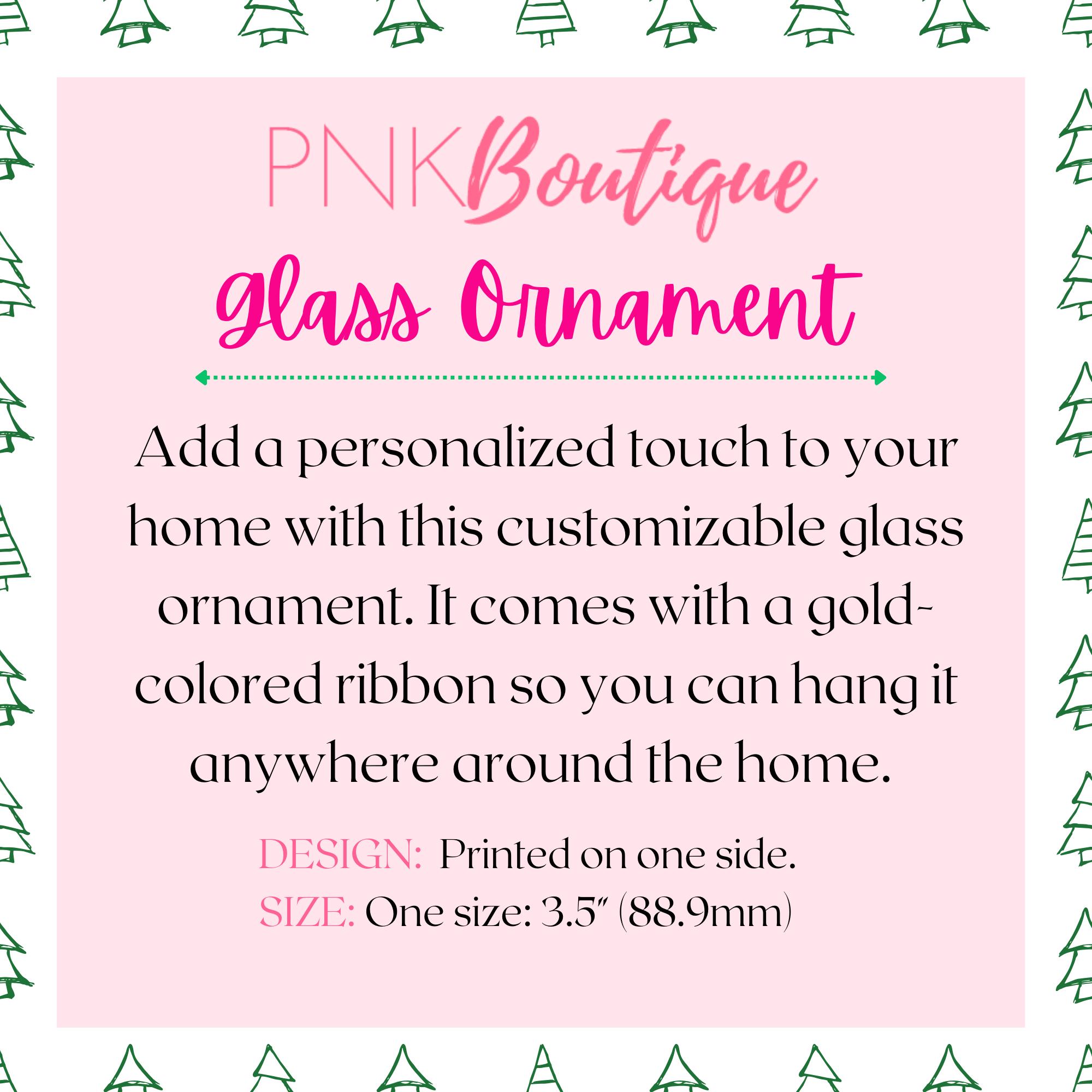 Custom Pink and Gold TLOD Glass Christmas Ornament, TLOD Paraphernalia ...