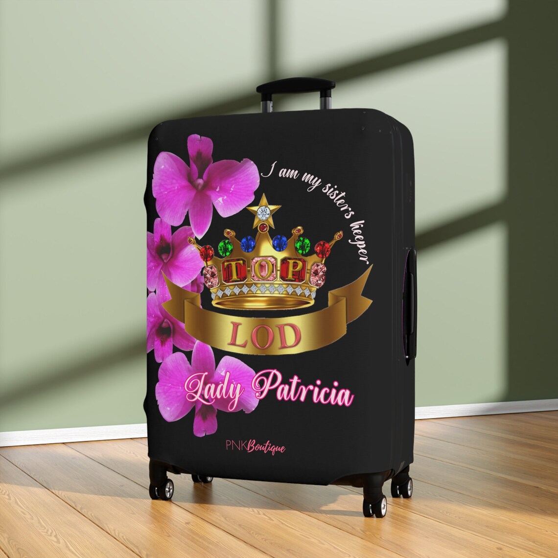 Personalized Top Ladies of Distinction Luggage Cover, TLOD, Travel ...