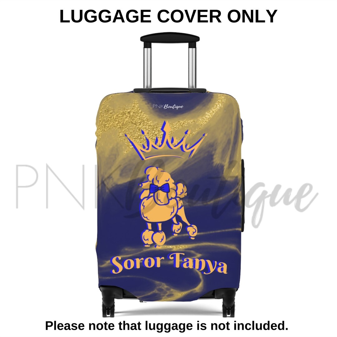 Sgrho Paraphernalia Luggage Cover / Black Women's Gift /travel Gift ...