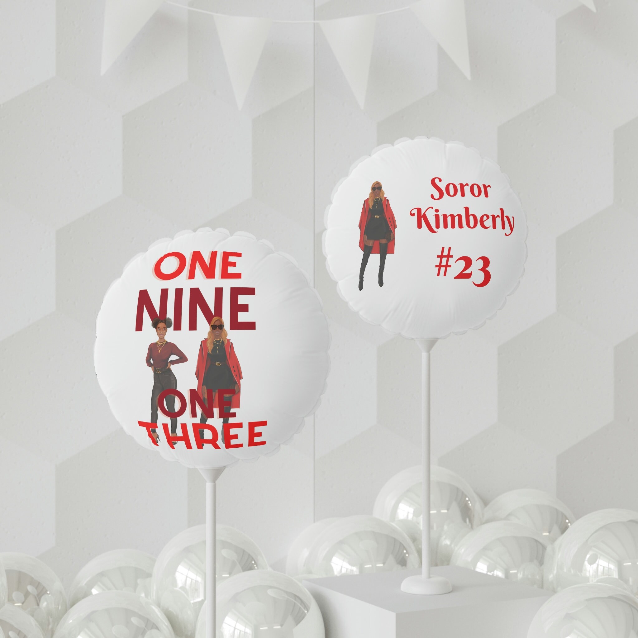 Delta Sigma Theta Personalized Mylar Balloon 11 DST - Etsy