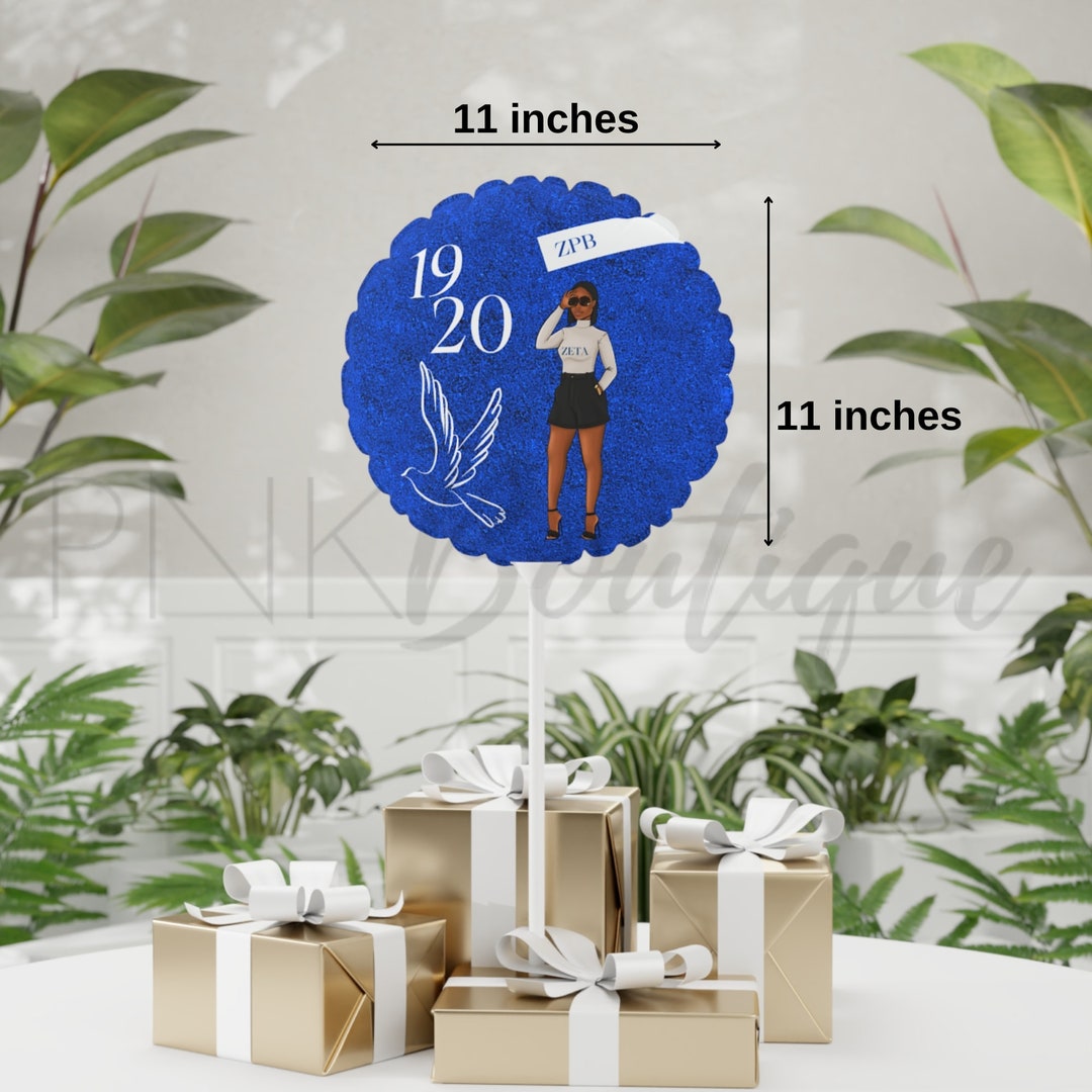 Zeta Phi Beta Personalized Mylar Balloon 11, Zeta Phi Beta Sorority ...
