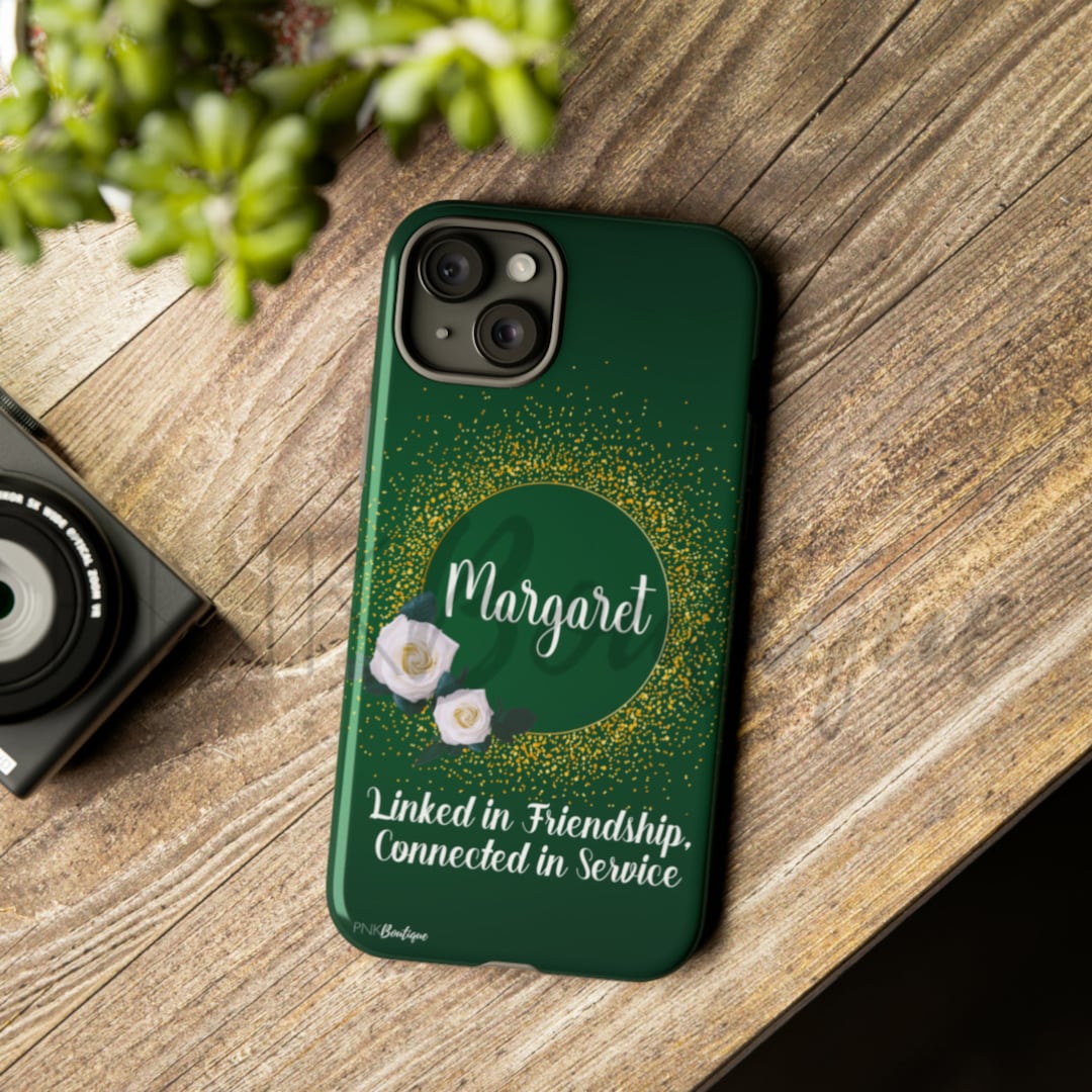 Custom Green and White Phone Cases, Friendship Gifts, iPhone Case ...