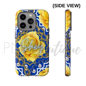 Custom Blue and Gold Phone Cases, Sorority Pharaphernalia, iPhone Case ...