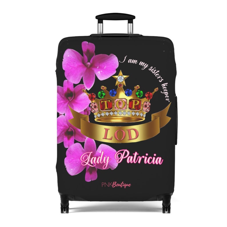 Personalized Top Ladies of Distinction Luggage Cover, TLOD, Travel ...