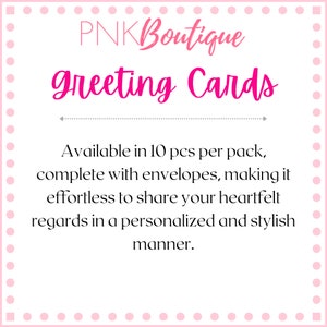 The Links Inc Greeting Cards 10-pcs, Green and White Note Cards, Links ...