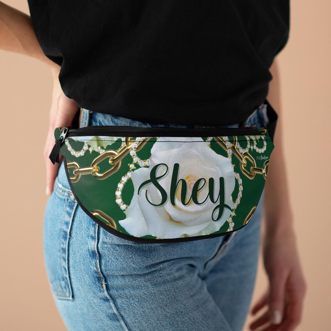 Personalized Green and White Fanny Pack, Homecoming 2024, Fanny Pack ...