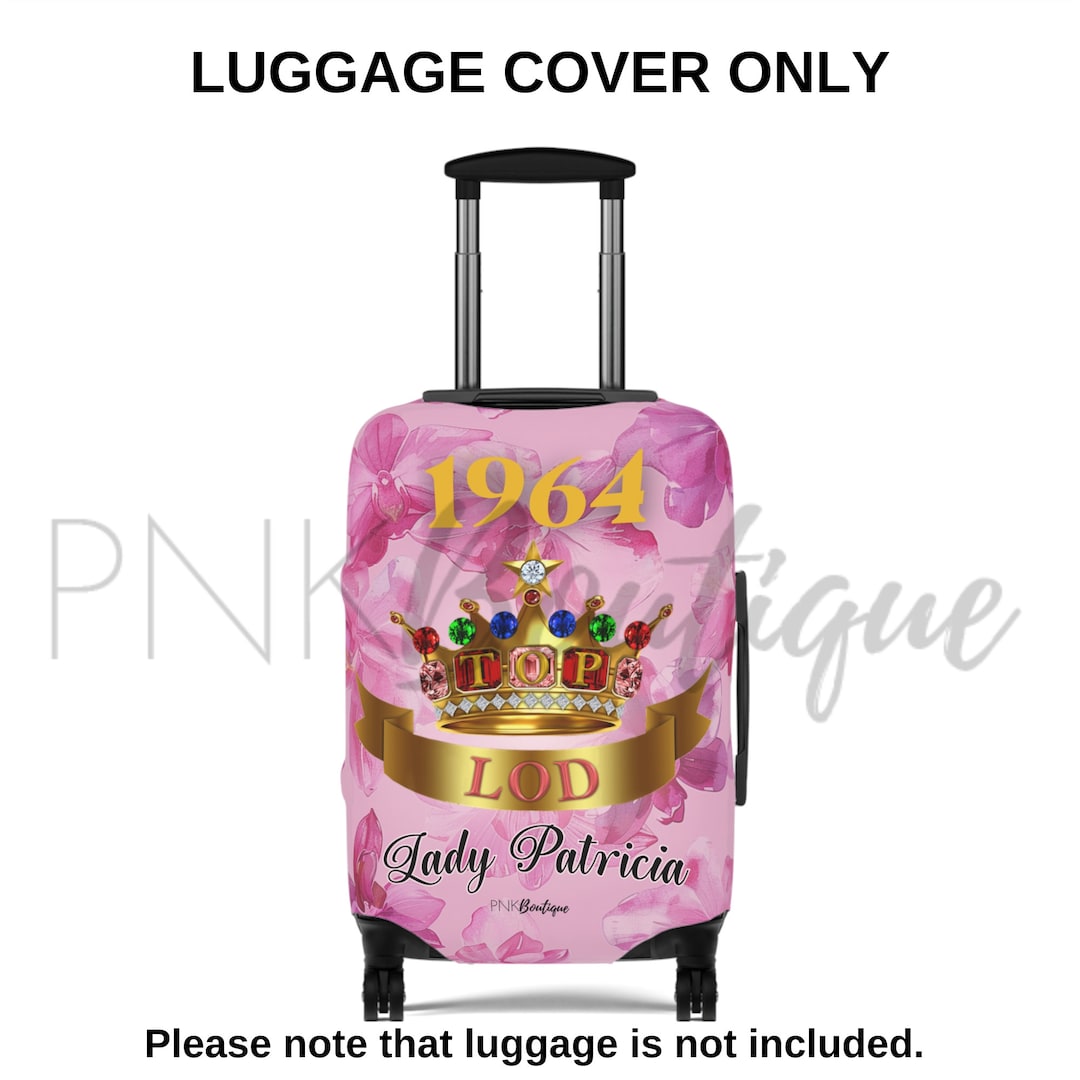 Personalized Top Ladies of Distinction Luggage Cover, TLOD, Travel ...