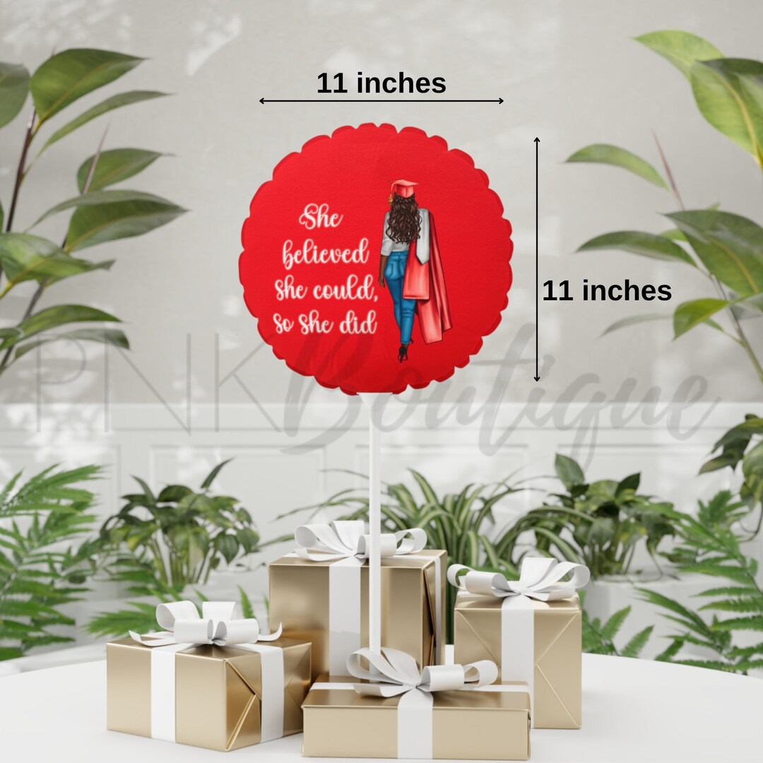 Custom Graduation Mylar Balloons 11", DST Paraphernalia, PHD Graduation ...