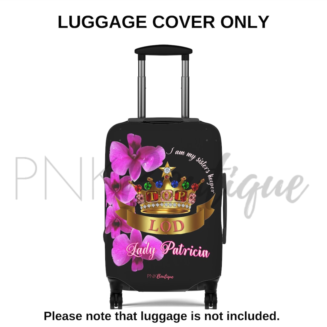 Personalized Top Ladies of Distinction Luggage Cover, TLOD, Travel ...