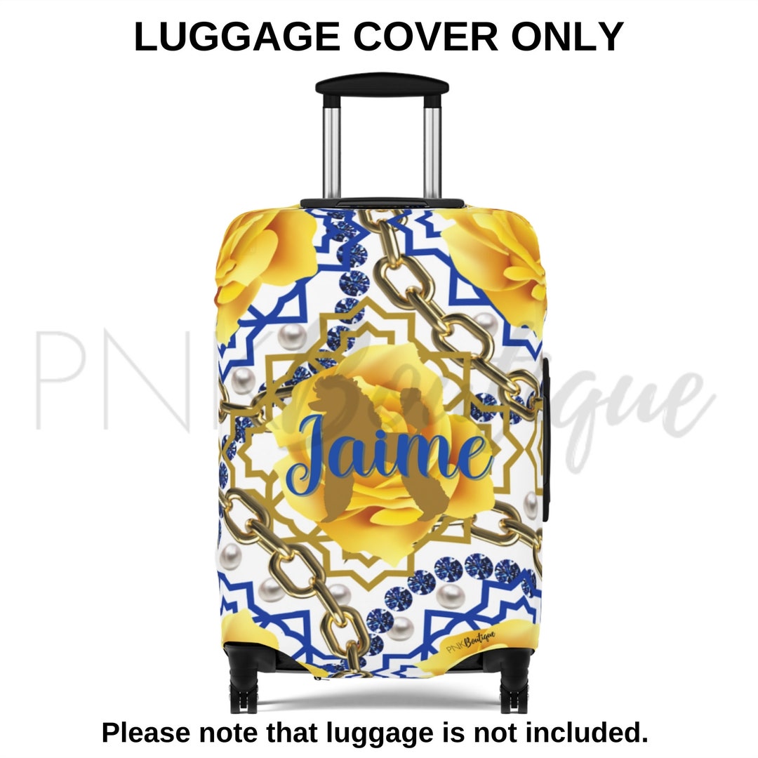 Sigma Gamma Rho Personalized Luggage Cover, Sgrho Paraphernalia, Travel ...