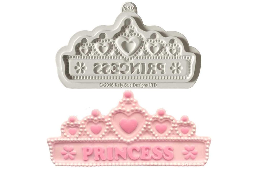 Katy Sue Princess Tiara Crown Sugarcraft Mould Cake Decorating Mold ...