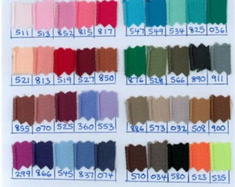 Nylon 3 Zippers Request Your Own Colors for Your YKK Zipper Assortment ...