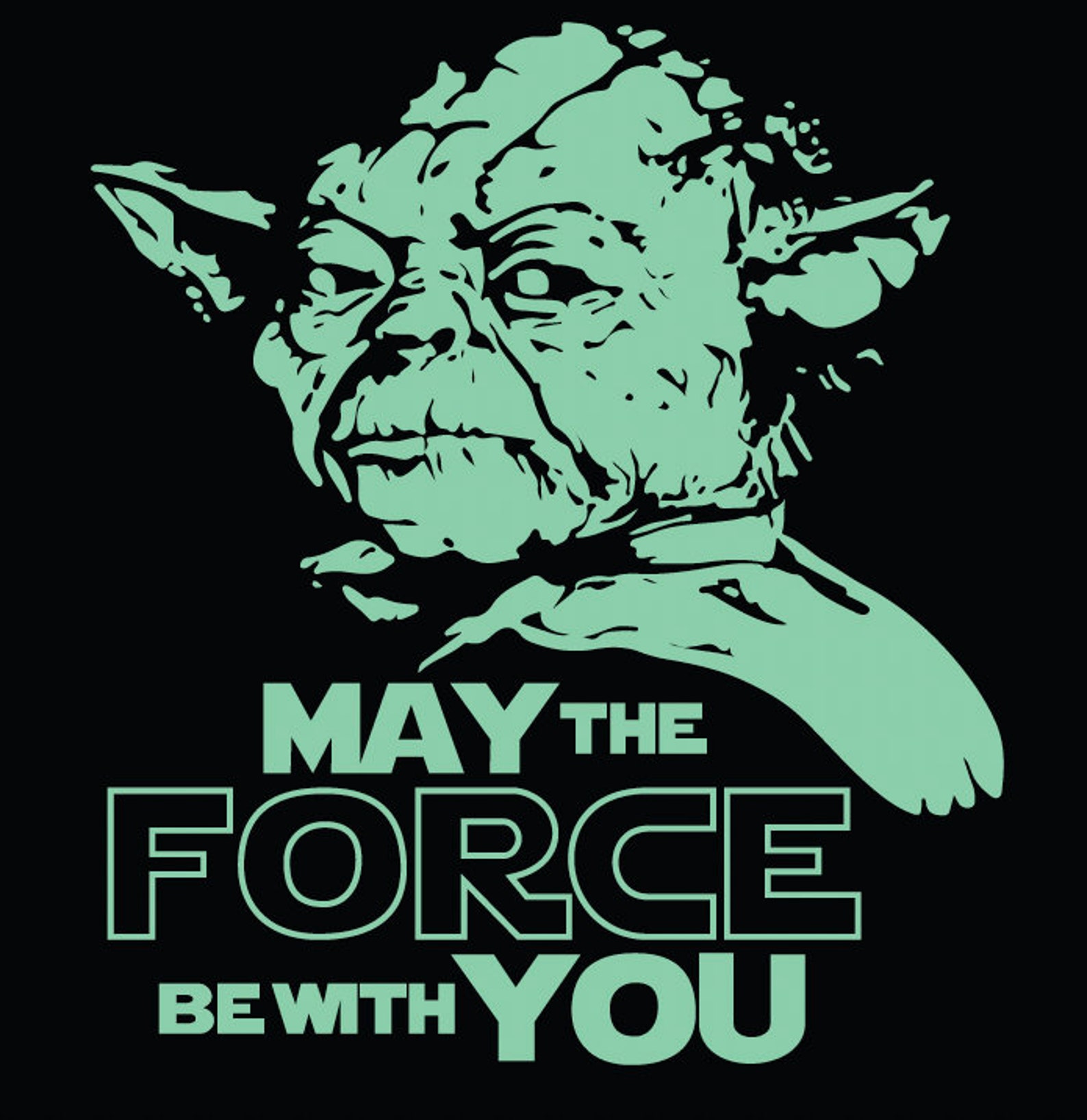 Yoda - May the Force Be With You | Star Wars | SVG File | Cricut ...