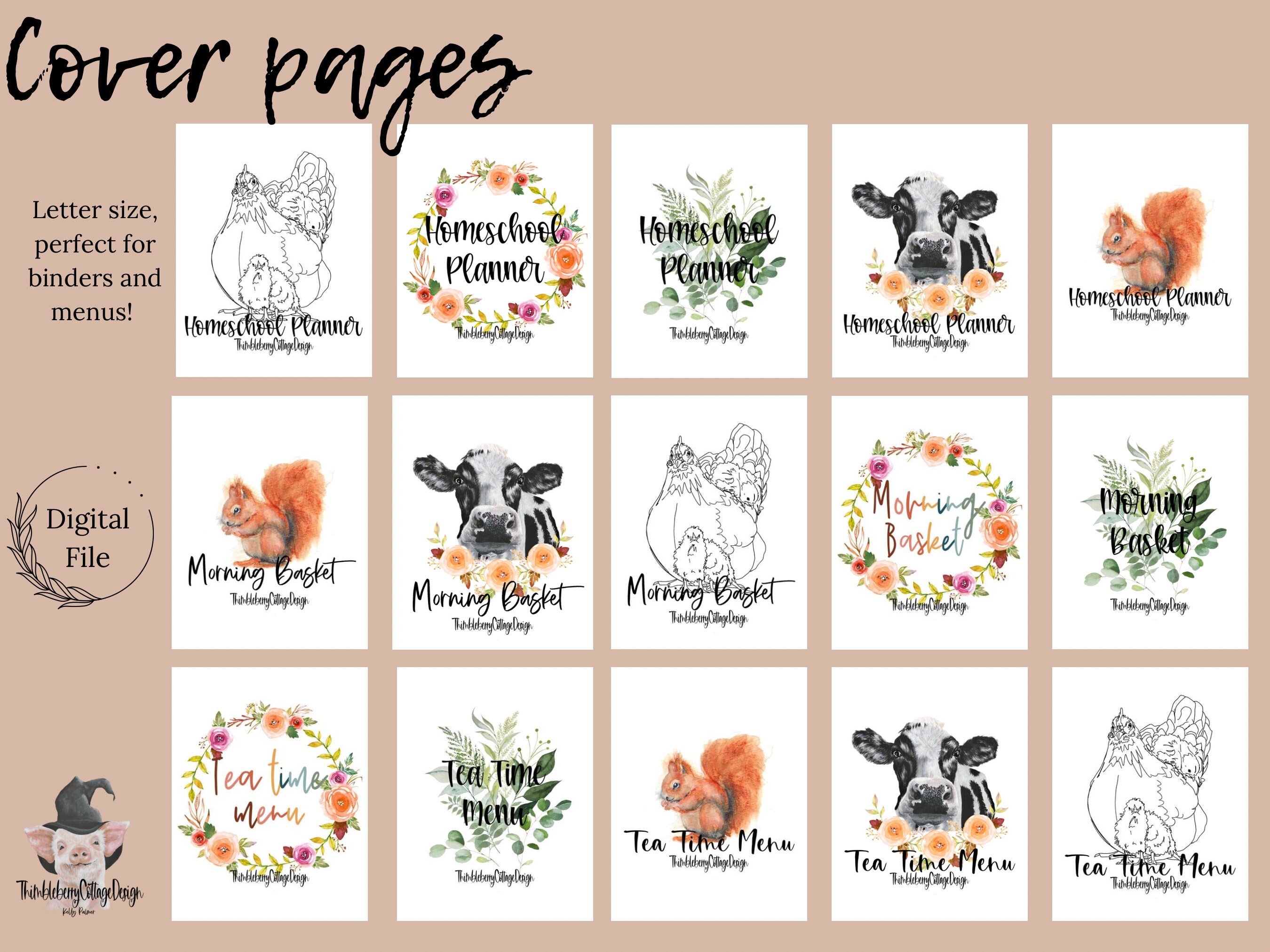 Homeschool Planner Printable Loop Schedule Bundle | Daily Rhythm ...