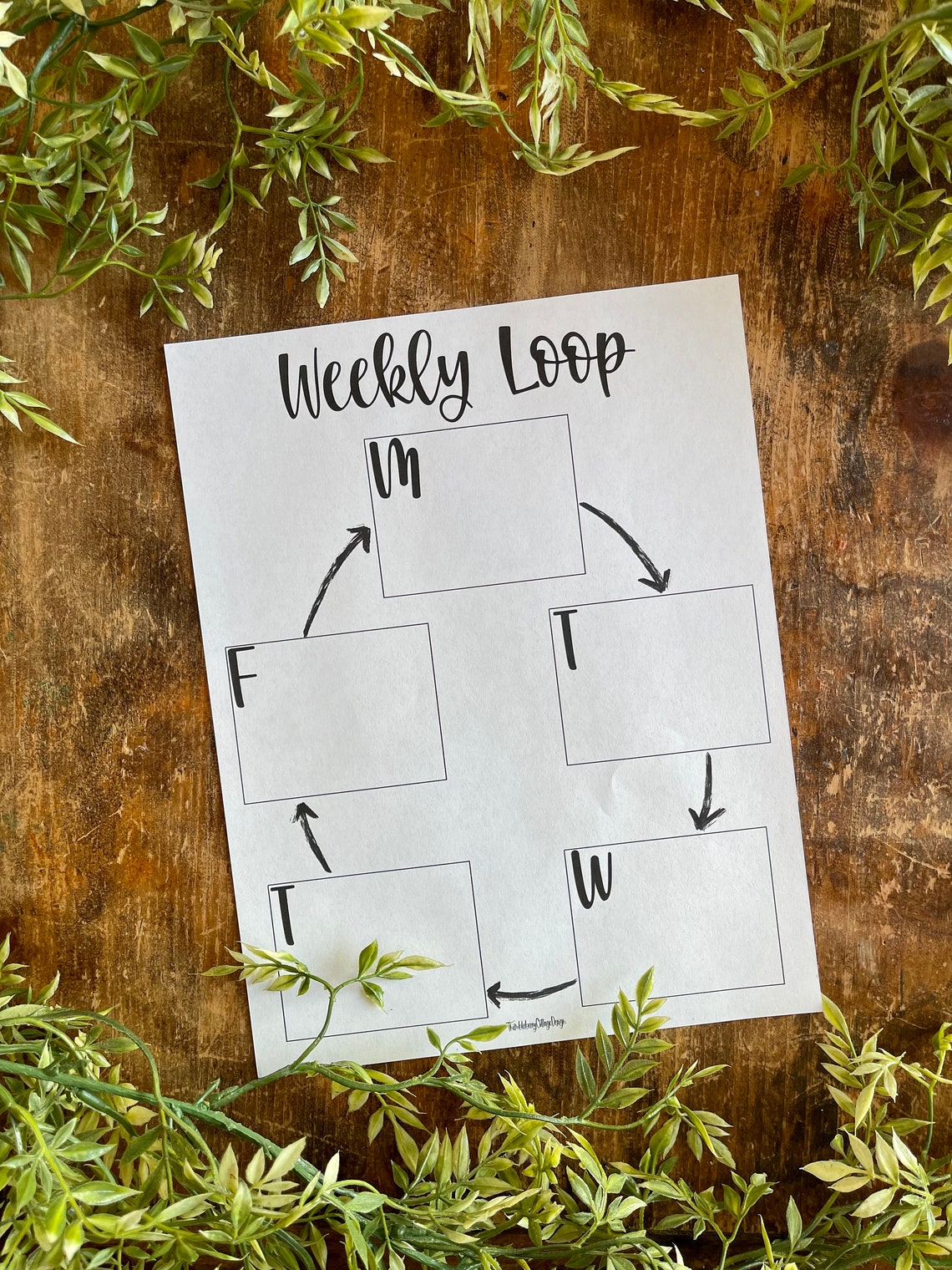 Homeschool Loop Schedule Printable | Daily and Weekly Loop Schedule ...