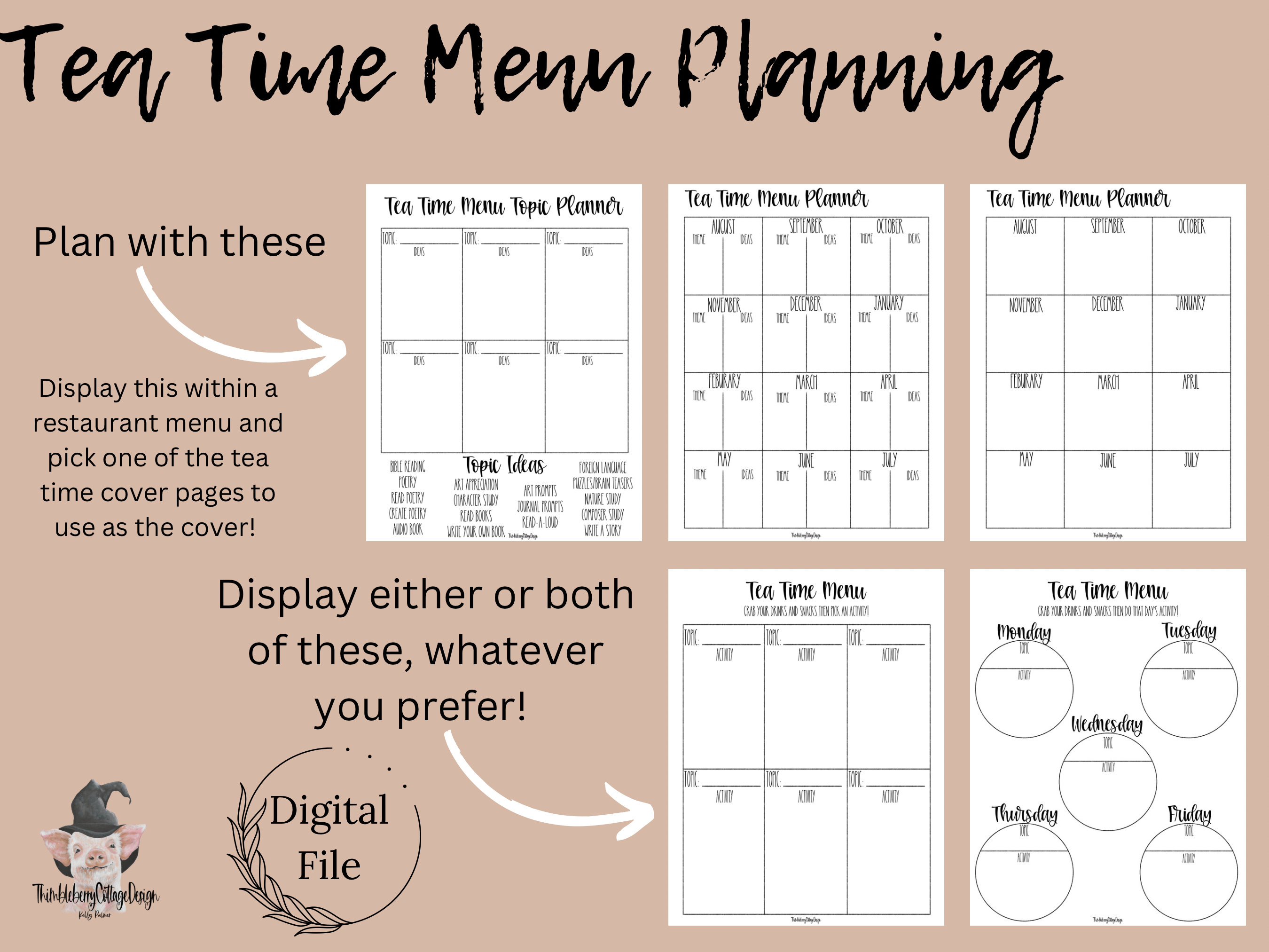 Homeschool Planner Printable Loop Schedule Bundle | Daily Rhythm ...