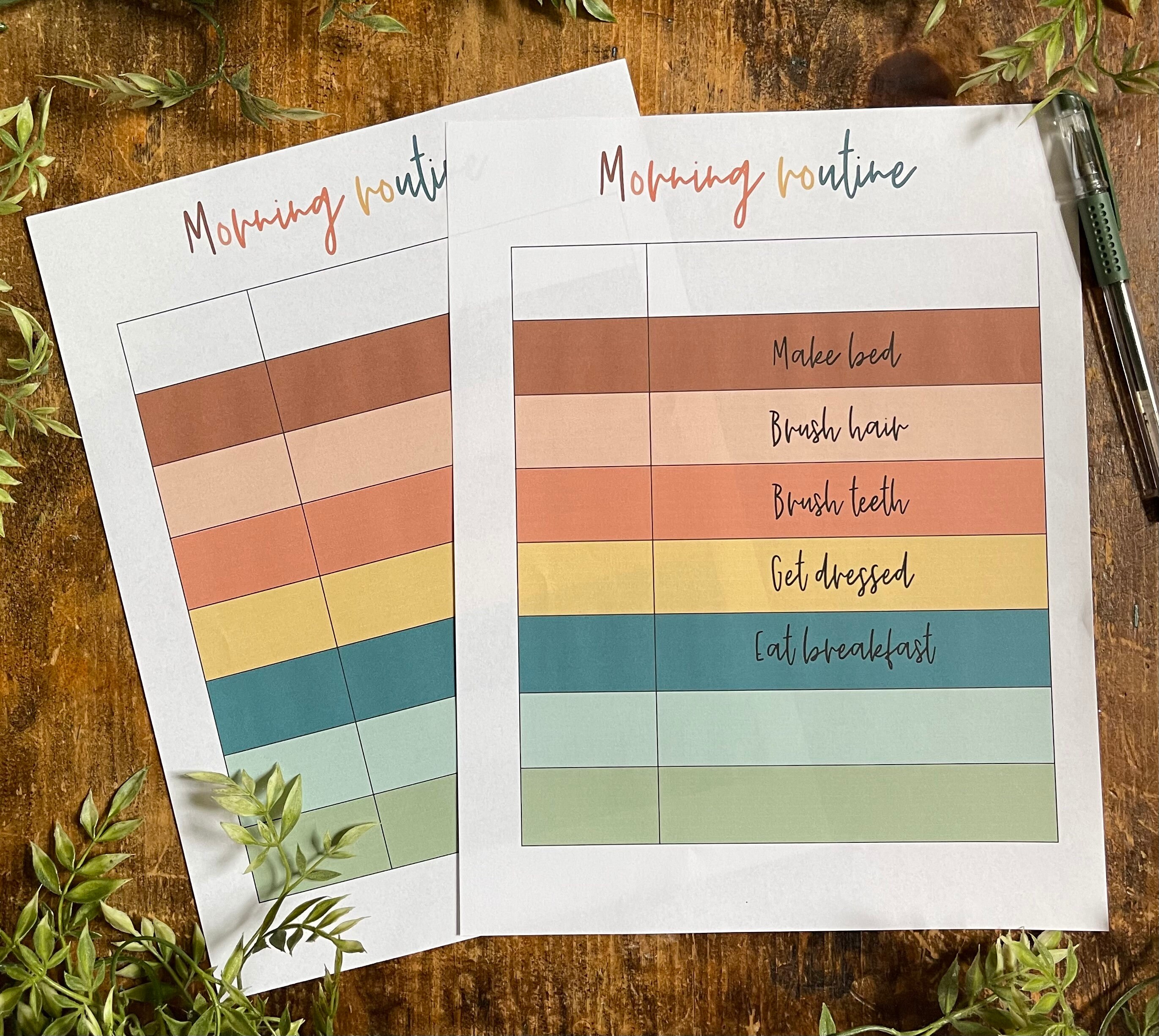 Minimalist Homeschool Loop Schedule Planner Bundle Daily - Etsy