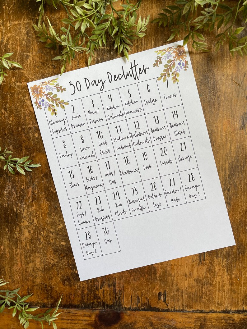 Whole House Fall Cleaning Checklist Bundle Daily Weekly - Etsy